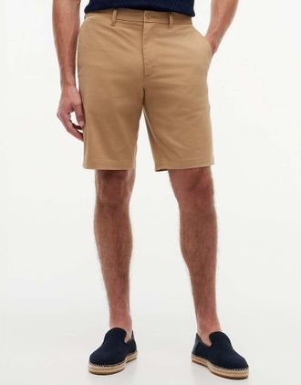 Tommy Hilfiger Denton - Twill-Chinoshorts in Hellbraun mit Innennaht, 9,5 Zoll Schrittl&auml;nge
