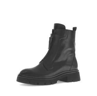 Gabor Damen Biker Boots, Frauen Stiefeletten,Booties,halbstiefel,Kurzstiefel,uebergangsschuhe,uebergangsstiefel,schwarz(Altsilber),38.5 EU / 5.5 UK