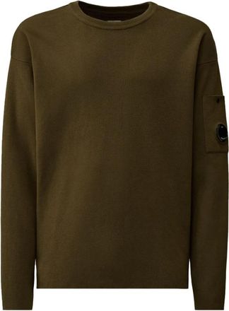 C.P. Company 20Cmkn097A Rundhals-Strickware - - Knitwear - Herren - Gr&uuml;n - 2XL