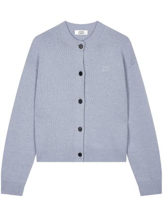TOMBOY cardigan &agrave; encolure ronde - Bleu