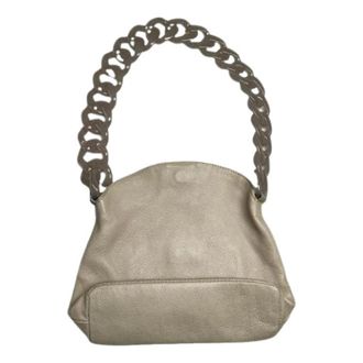 Armani Sac &agrave; main en cuir Pre-owned - Femme - Pre-owned - Beige - Taille: ONE Size