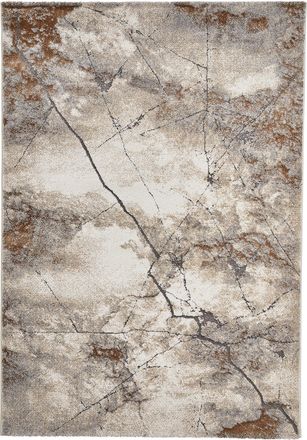 Novel Webteppich Pompeji, Beige, Kunststoff, Abstraktes, rechteckig, 160x230 cm, ISO 9001, Bsci, Oeko-Tex Standard 100, f&uuml;r Fu&szlig;bodenheizung geeignet, Teppic