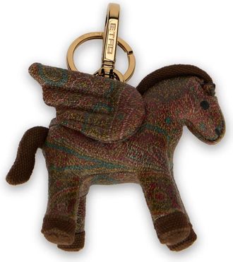 Etro Femme, Accessoires, Brun, Taille: ONE Size Arnica Pegaso Charm