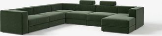 IKEA J&Auml;TTEBO Sofa, U-Form/7-sitzig
