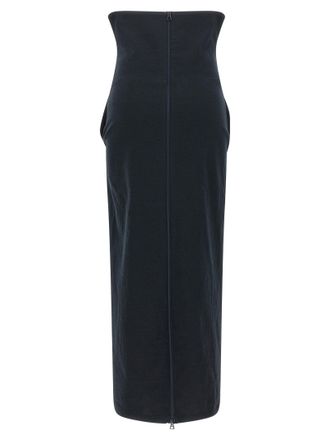 Issey Miyake Paper and Cotton Blend Skirt - Black
