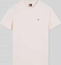 Tommy Jeans Slim Fit T-Shirt aus Baumwoll-Mix