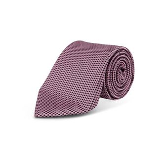 Tom Ford Krawatte aus Seide mit Mikro-Muster - - Accessories - Herren - Rosa - ONE SIZE