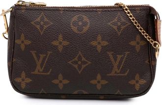 Louis Vuitton Crossbody Bags - Monogram Mini Pochette Accessoires - Gr. unisize - in Braun - für Damen