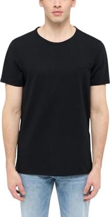 Mustang Jeans T-Shirt à Manches Courtes pour Homme, Black 4142., 5XL Grande Taille