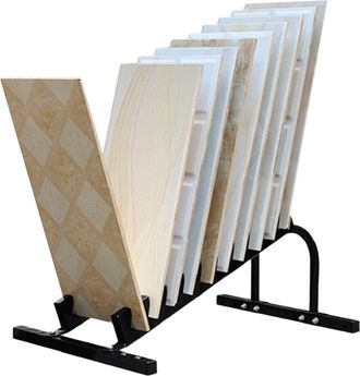 Generic Fliesen-Pr&auml;sentationsst&auml;nder, 10-lagiges Vertikales Pr&auml;sentationsst&auml;nder, Breitenverstellbare Bodenlagerung, for Ausstellungsr&auml;ume Im Einzelhandel Pla