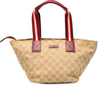 Gucci sac à main en toile GG (2000-2015) - Marron