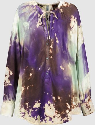 Raquel Allegra Chemise Poet Cosmic Violet