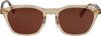 Oliver Peoples unisex, Accessoires, Beige, Taille: 52 MM Lunettes de soleil SUN &eacute;l&eacute;gantes