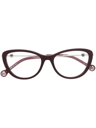 Carolina Herrera Klassische Brille - Rot