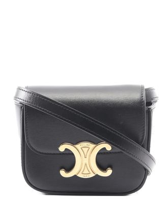 Celine mini sac &agrave; bandouli&egrave;re Claude Triomphe (ann&eacute;es 2000) - Noir