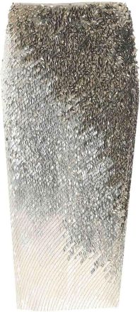 Elisabetta Franchi Jupe Midi - Gris