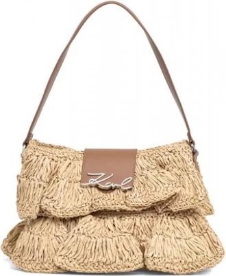 Karl Lagerfeld Femme, Sacs, Beige, Taille: ONE Size Karl Lagerfeld - Sacs > Sacs bandouli&egrave;re