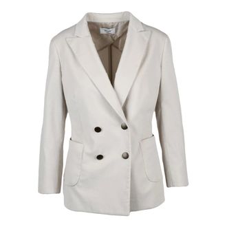 Saulina Milano Saulina, Femme, Vestes, Beige, Taille: 38 FR Veste en velours