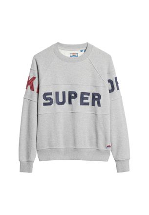 Superdry Damen Ski-Sweatshirt Grau Meliert 38