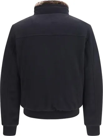 Moorer Mens Black Cashmere Bomber Clothing