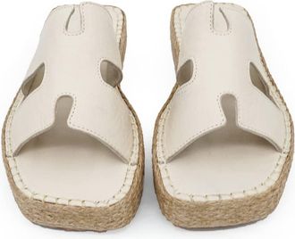 Bonateks Damen Frrbtrlky100163 Wedge Sandal, beige, 38 EU