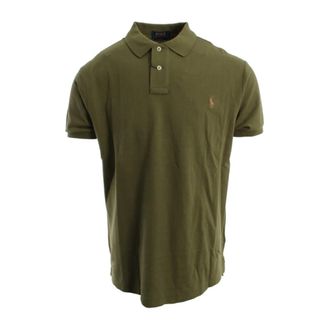 Ralph Lauren Slim Fit Polo - - Tops - Herren - Gr&uuml;n - S