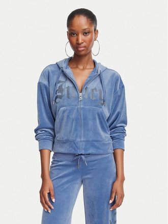 Juicy Couture Sweatshirt Old Gothic JCWAS226333 Blau Slim Fit