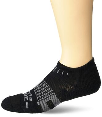 Thorlos Unisex-Erwachsene Vcmu Max Cushion Edge Court Low Cut Socken Tennissocken, Grau/Schwarz, Large