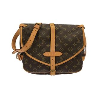 Louis Vuitton Sac bandouli&egrave;re vintage doccasion - Femme - Pre-owned - Brun - Taille: ONE Size