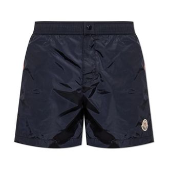 Moncler Badeshorts mit Streifen-Detail - - Swimwear - Herren - Blau - XL