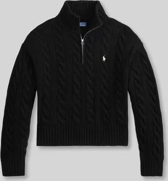 Polo Ralph Lauren Kaschmirtroyer mit Zopfmuster