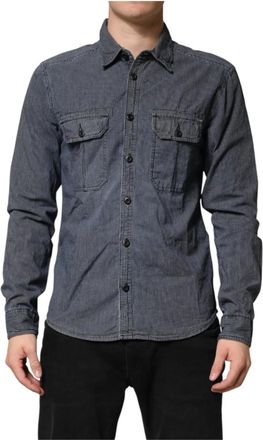 Jack & Jones Homme, Chemises, Bleu, Taille: L Chemise boutonn&eacute;e