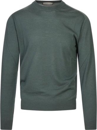Canali Homme, Pulls, Gris, Taille: XL Nuvola Col Rond
