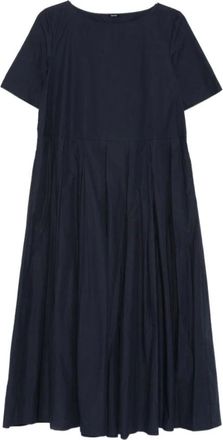 Apuntob Femme, Robes, Bleu, Taille: 42 FR Gonna Pieghe