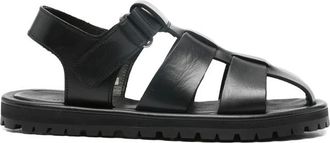 STUDIO NICHOLSON Femme, Chaussures, Noir, Taille: 40 EU Sandom Leather Sandal