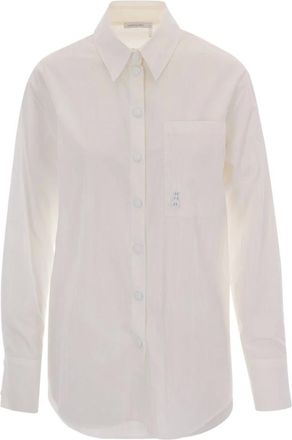 Patrizia Pepe Femme, Blouses et Chemises, Blanc, Taille: 40 FR Camicia Shirt
