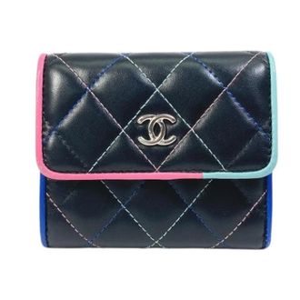 Chanel Pre-owned Vintage Portemonnaie (dreifach faltbar) - - Pre-owned - Damen - Mehrfarbig - ONE SIZE