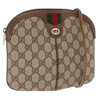 Gucci Sac bandouli&egrave;re Pre-owned en plastique - Femme - Pre-owned - Beige - Taille: ONE Size