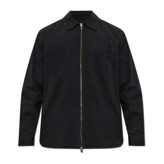 Diesel S-Alias-Zip Shirt - - Jackets - Herren - Schwarzk - L