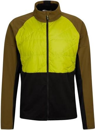 Ziener Nodin-z Veste Softshell/Hybride Skitour | Primaloft, Coupe-Vent et imperm&eacute;able, Vert &eacute;lectrique, 56 Hommes