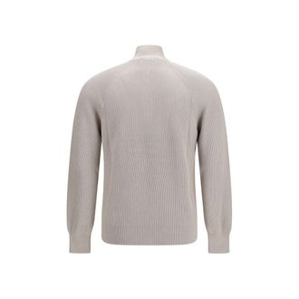 Brunello Cucinelli Mens Beige Cotton Sweatshirt Clothing