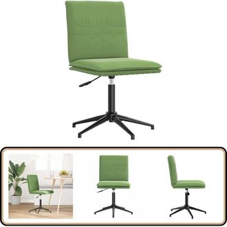 vidaXL vidaXL Esszimmerstuhl Hellgrün Samt