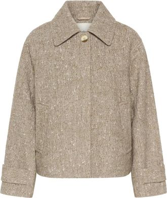 Soaked In Luxury Femme, Vestes, Beige, Taille: 36 FR Vestes L&eacute;g&egrave;res