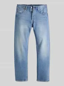 Levi's Straight Fit Jeans aus reiner Baumwolle im 5-Pocket-Design