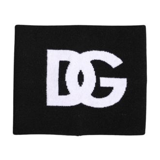 Dolce & Gabbana Luxuri&ouml;ser Logo Print Halsw&auml;rmer Schal - - Accessories - Herren - Schwarzk - ONE SIZE