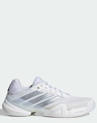 adidas Barricade 14 chaussures de tennis en blanc nuage / gris technique