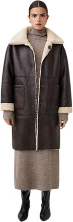 Suncoo Femme, Manteaux, Brun, Taille: 40 FR Manteaux