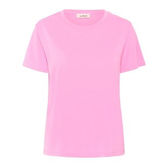 Soaked In Luxury T-shirt Col Rond SLColumbine - Femme - Tops - Rose - Taille: 44 FR