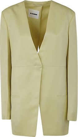 Jil Sander Kurzer Mantel - Gelb