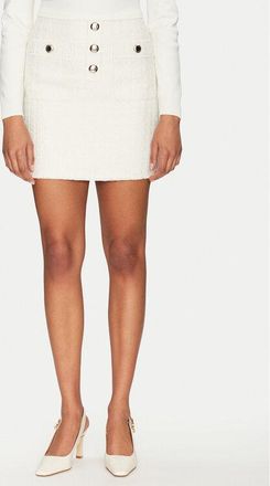 Morgan Minirock 251-JABI &Eacute;cru Slim Fit